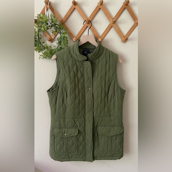 King Ranch | Jackets & Coats | King Ranch Olive Green Quilted Zip And ...